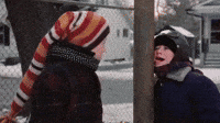 A Christmas Story Gif Fight