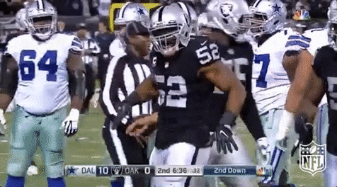 Oakland Raiders Beat Chest GIF by NFL - Find & Share on GIPHY