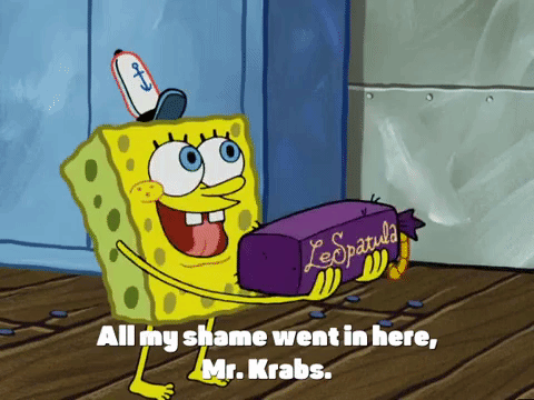 Embarrassed Spongebob
