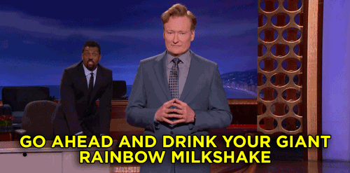 Rainbow Milkshake S Find And Share On Giphy