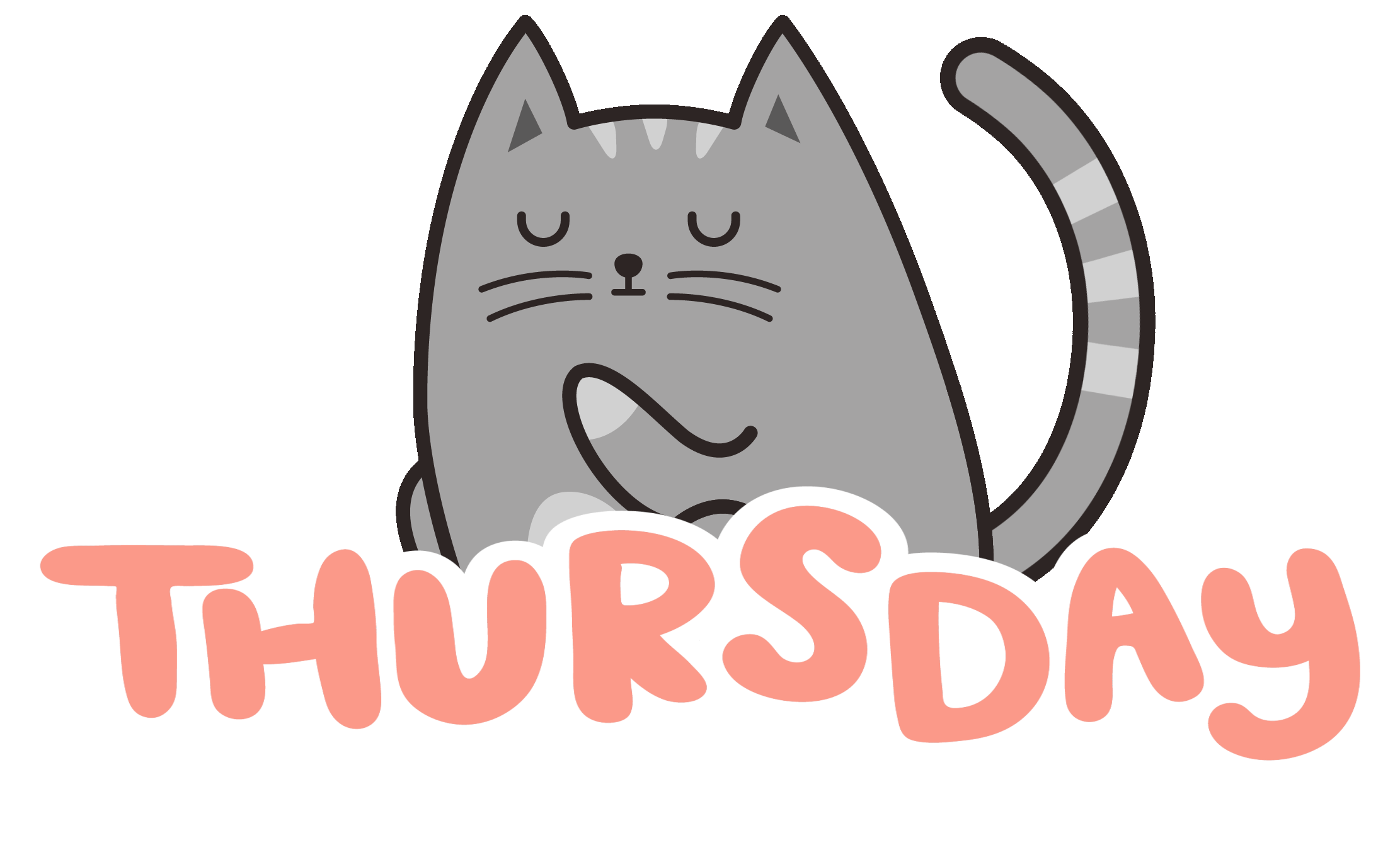 Happy Fat Cat Sticker by Meowingtons for iOS & Android | GIPHY