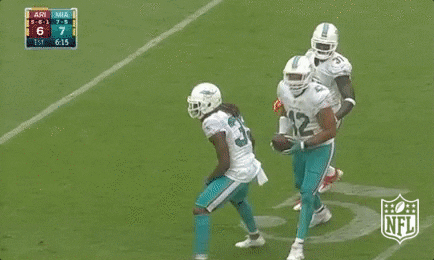 Throw It Up Miami Dolphins GIF by NFL - Find & Share on GIPHY