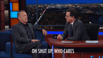 Angry Tom Hanks GIF by The Late Show With Stephen Colbert - Find ...