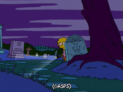 Scared Lisa Simpson GIF - Find & Share on GIPHY