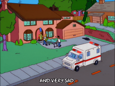 Ambulance-in-front-of-simpson-home GIFs - Get the best GIF on GIPHY
