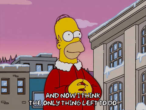 Homer Simpson Snow GIF - Find & Share on GIPHY