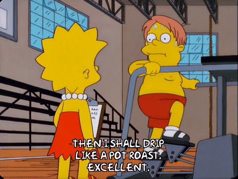Exercising Lisa Simpson GIF - Find & Share on GIPHY