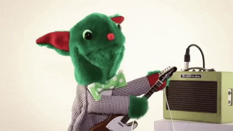 Guitar Puppet GIFs - Get the best GIF on GIPHY
