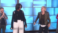 Michelle Obama Dancing Gif