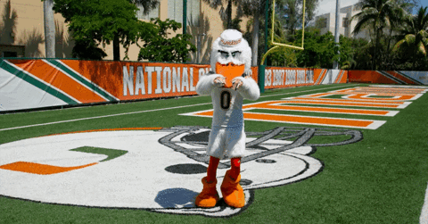 The U Dancing GIF by Miami Hurricanes - Find & Share on GIPHY