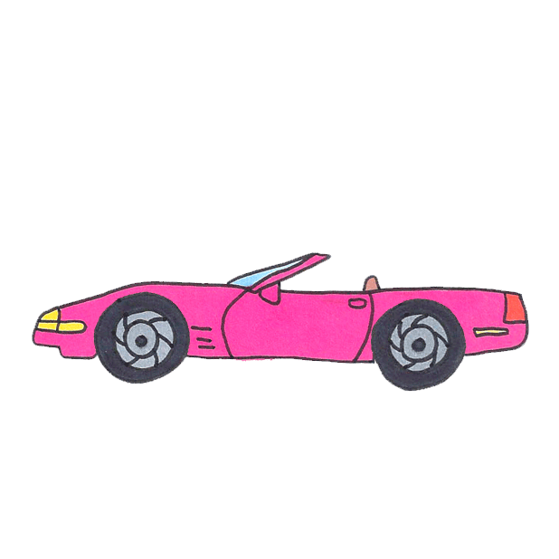 On My Way Car Sticker by Art Baby Girl for iOS & Android | GIPHY