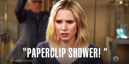 Paperclip Shower GIFs - Get the best GIF on GIPHY