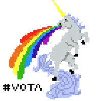 Unicorn Rainbow Gif