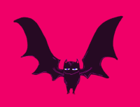 Flying Bat Animated Gif