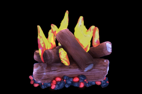 Yule Log Fire GIF by Studios 2016 - Find & Share on GIPHY