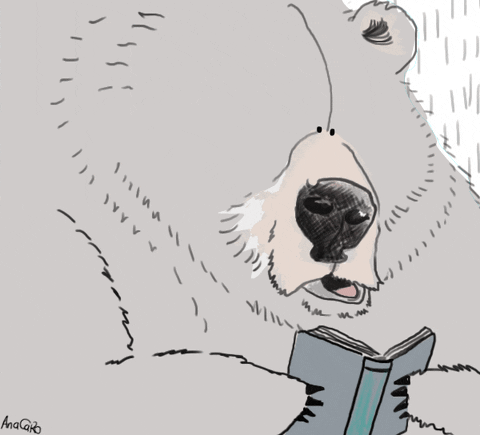 Winter Read GIF by Ana Caro - Find & Share on GIPHY