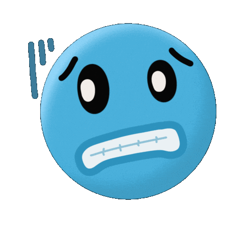 Scared Emoticon Gif