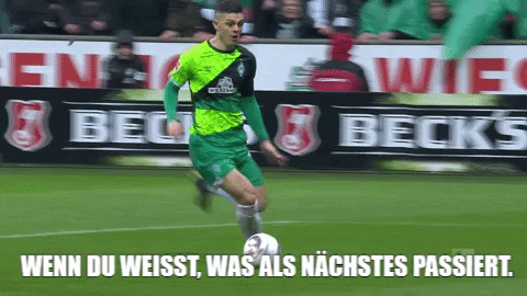 Bundesliga Dribble GIF by SV Werder Bremen - Find & Share on GIPHY