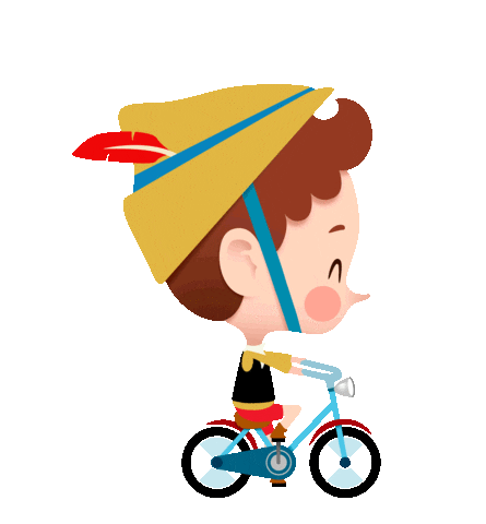 Bike Children Sticker by Mr. Moore for iOS & Android | GIPHY