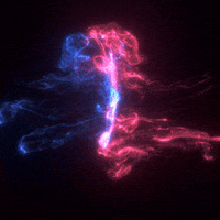 Animated Blue Smoke Gif