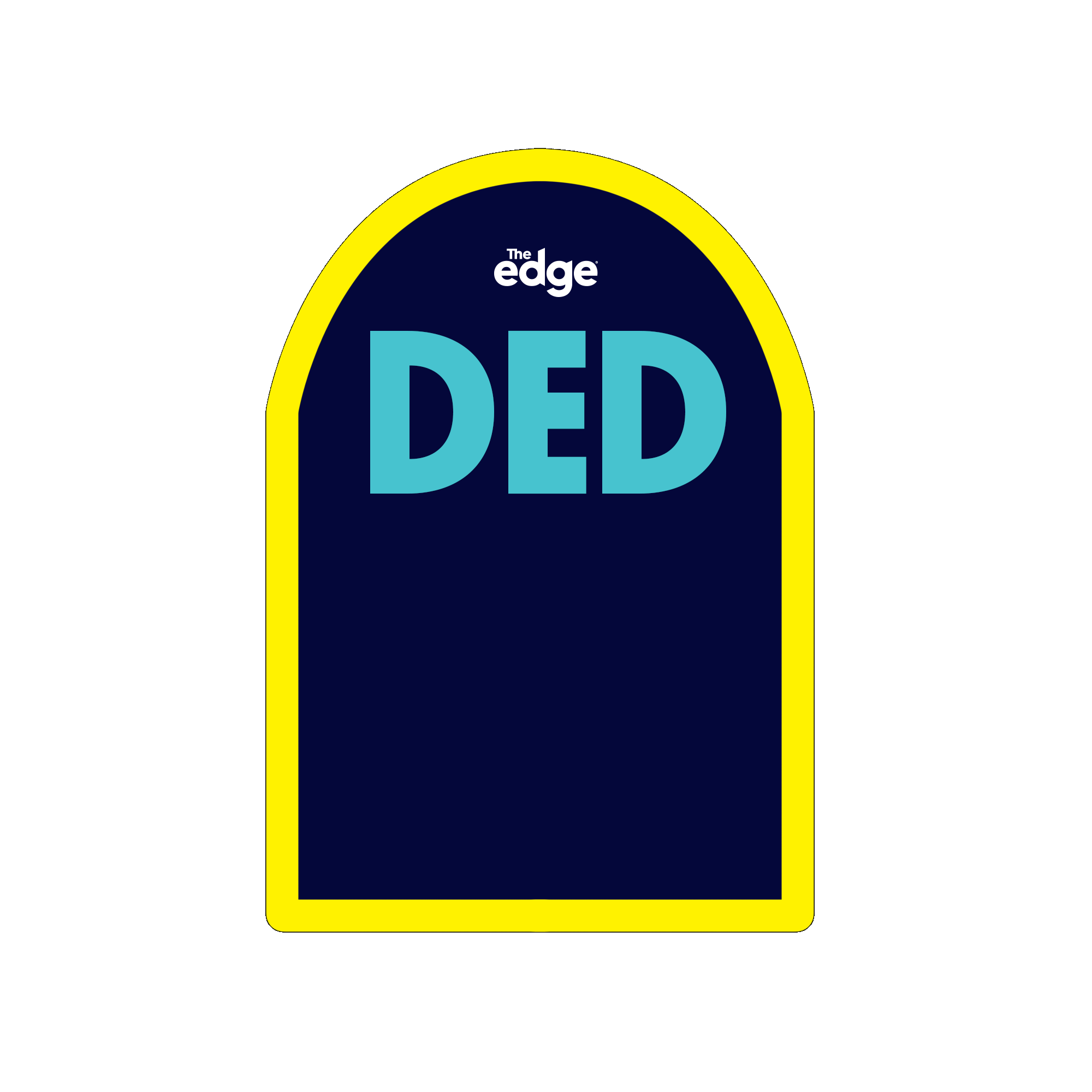 Over It Ded Sticker by The Edge NZ for iOS & Android | GIPHY
