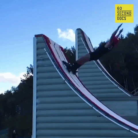 Flying Ski Jump GIF by 60 Second Docs - Find & Share on GIPHY