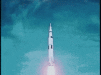 Rocket Ship Taking Off Gif