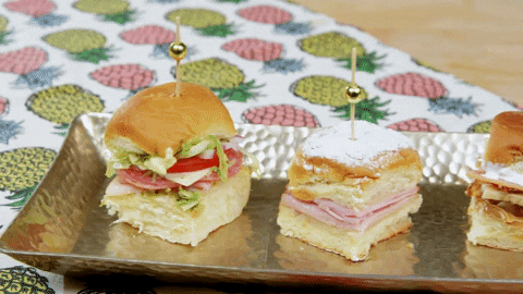 Sliders Football Food GIF by evite - Find & Share on GIPHY