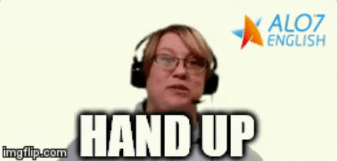 Education Hand Up GIF by ALO7.com - Find & Share on GIPHY