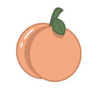 Twerk Peach Sticker for iOS & Android | GIPHY