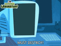 Patrick Smashing Computer Gif