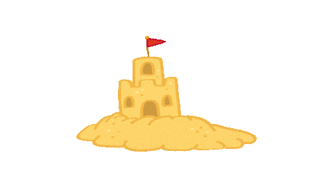Sand Sticker by Allie the Ellie for iOS & Android | GIPHY