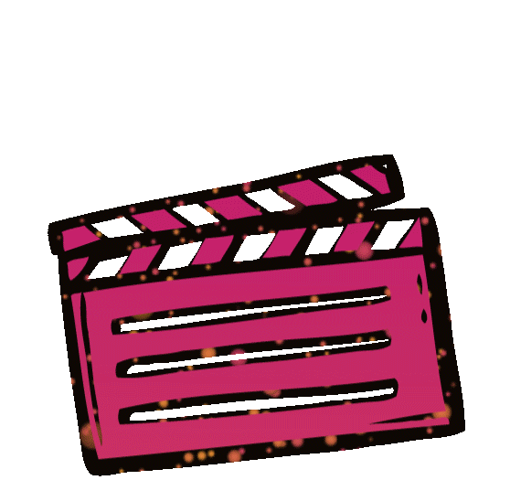 Youtube Clapperboard Sticker by Mega Space Brasil for iOS & Android | GIPHY
