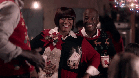 Christmas Party GIF by Hallmark Channel - Find & Share on GIPHY
