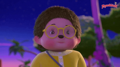 Happy Animation GIF by Monchhichi - Find & Share on GIPHY
