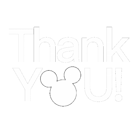 Mickey Mouse Thank You Sticker for iOS & Android | GIPHY