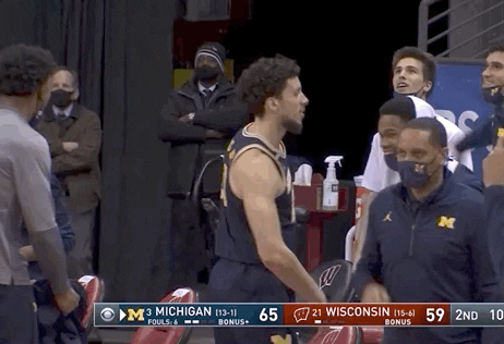 Wolverines Basketball GIFs - Get the best GIF on GIPHY
