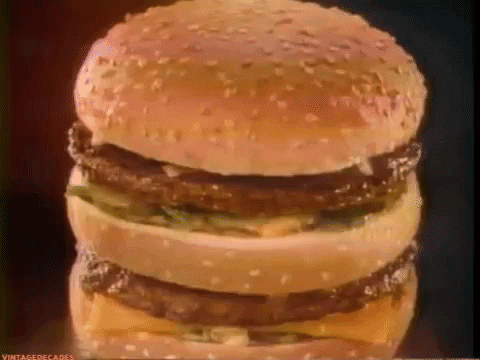 Big Mac 70S GIF - Find & Share on GIPHY
