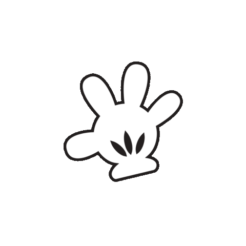 Mickey Mouse Hand Outline