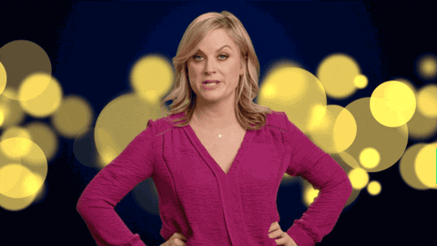 Happy Amy Poehler GIF by Disney - Find & Share on GIPHY