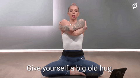 Give Yourself A Big Old Hug GIFs - Get the best GIF on GIPHY