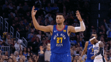 Jamal Murray Celebration GIF by NBA - Find & Share on GIPHY
