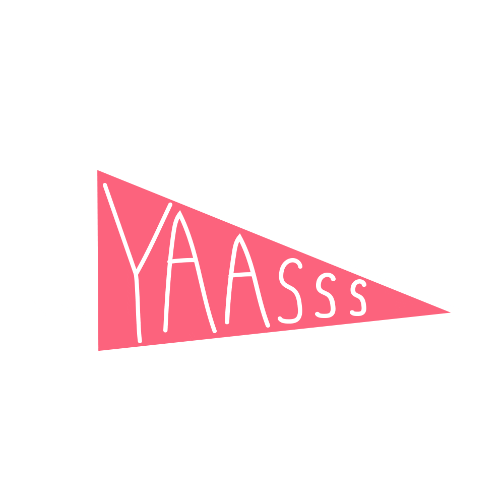 Pink Yes Sticker by Benefit Cosmetics for iOS & Android | GIPHY