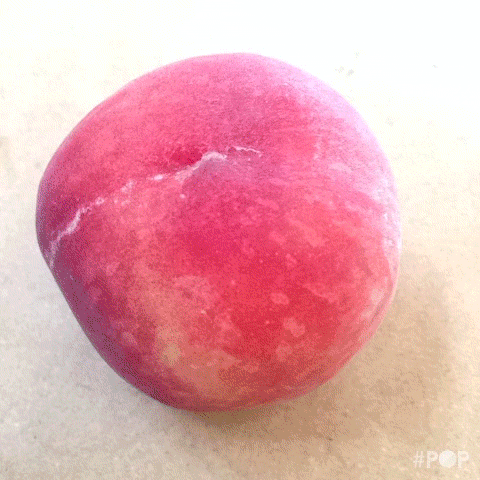 Selfie Peach GIF by GoPop - Find & Share on GIPHY