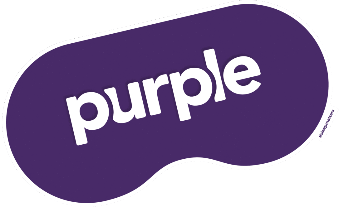 Sleep Mask Purple Mattress Sticker by Purple for iOS & Android | GIPHY