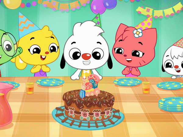 Happy Birthday Party GIF by PlayKids - Find & Share on GIPHY