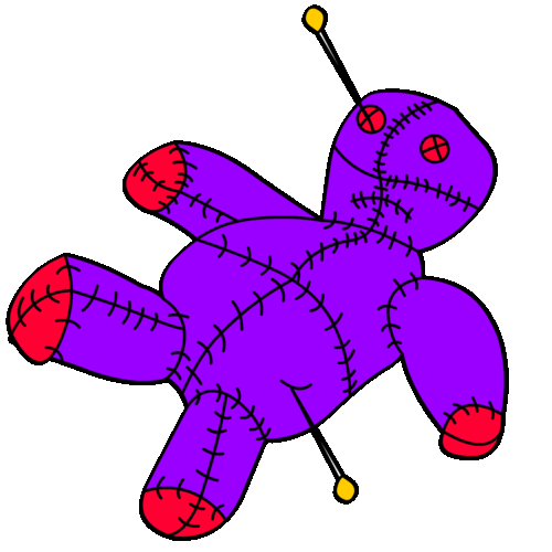 Voodoo Curse Sticker by Grande Dame for iOS & Android | GIPHY
