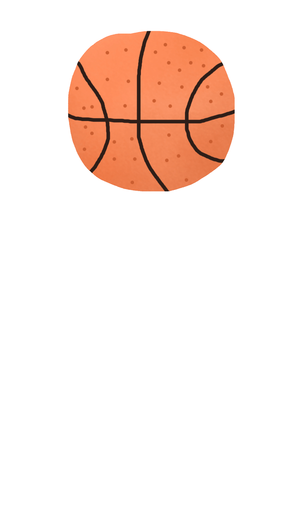 Happy Basketball Sticker by Sebastian Bosse for iOS & Android | GIPHY