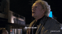 Doc Brown Great Scott Gif