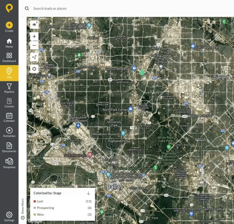 Map Intelligence: My Filters – SPOTIO